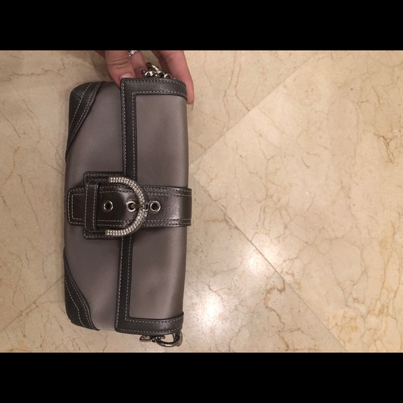 Coach | Bags | Coach Clutch With Rhinestone | Poshmark